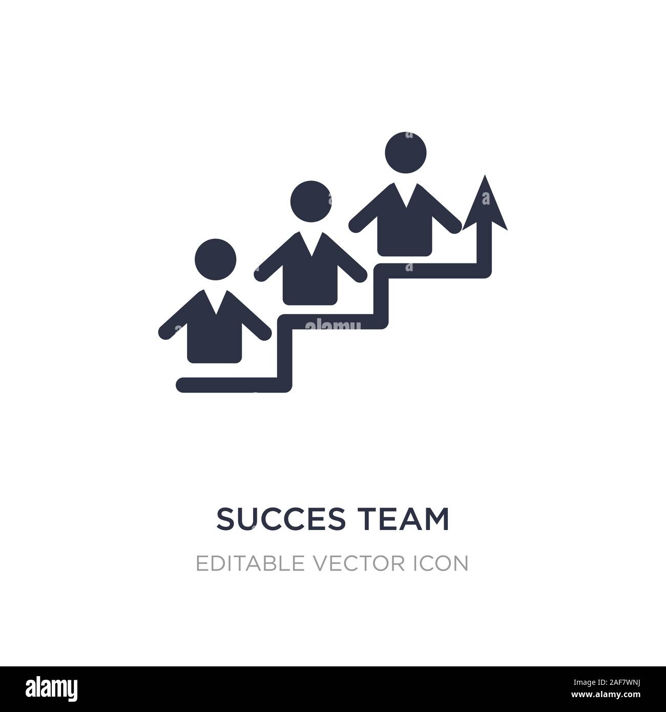 succes team icon on white background. Simple element illustration from ...