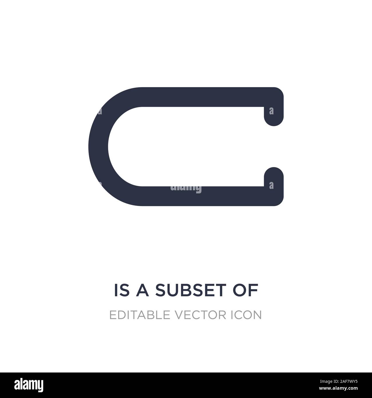 is a subset of icon on white background. Simple element illustration ...