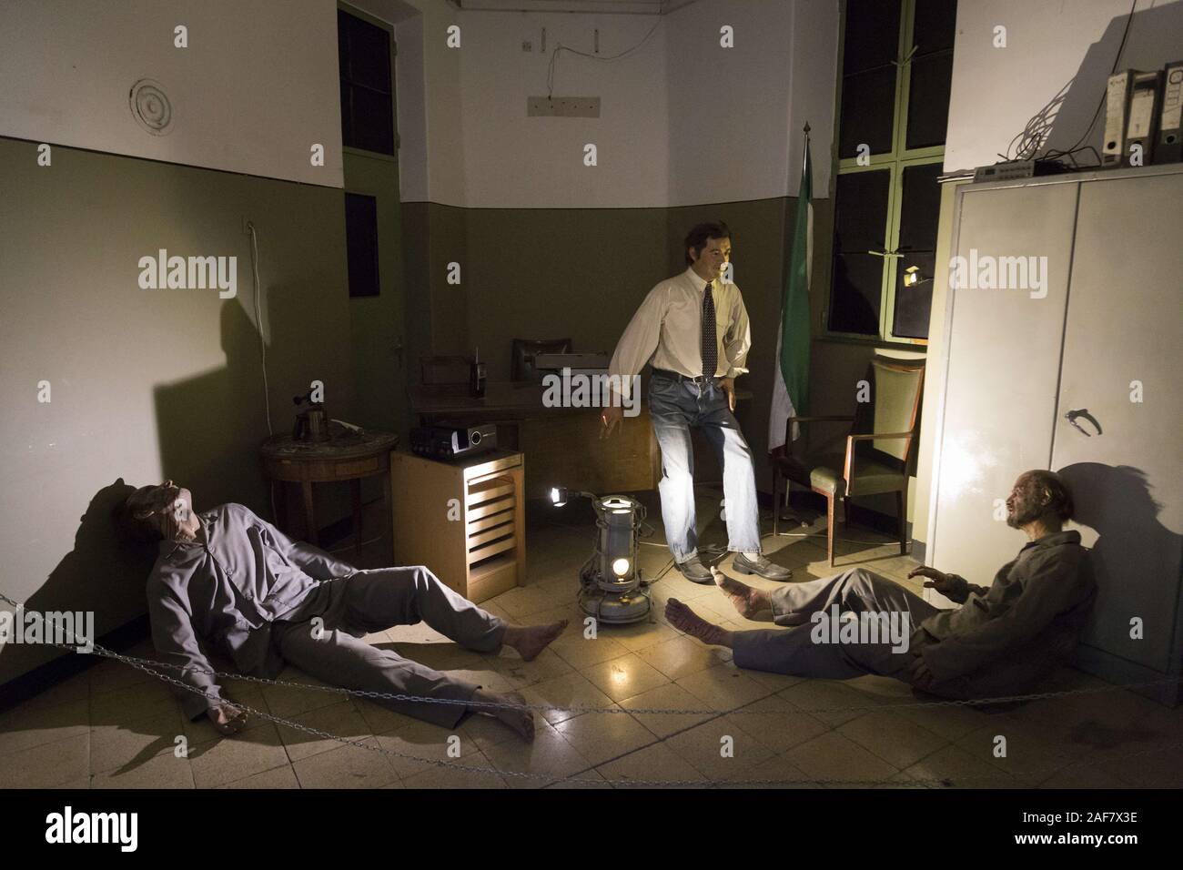 Tehran, Iran. 12th Dec, 2019. Symbolic statues of political prisoners ...