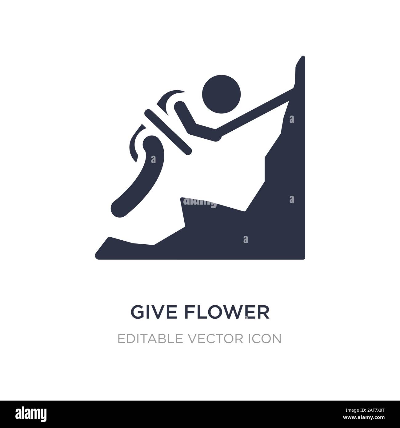 give flower icon on white background. Simple element illustration from ...