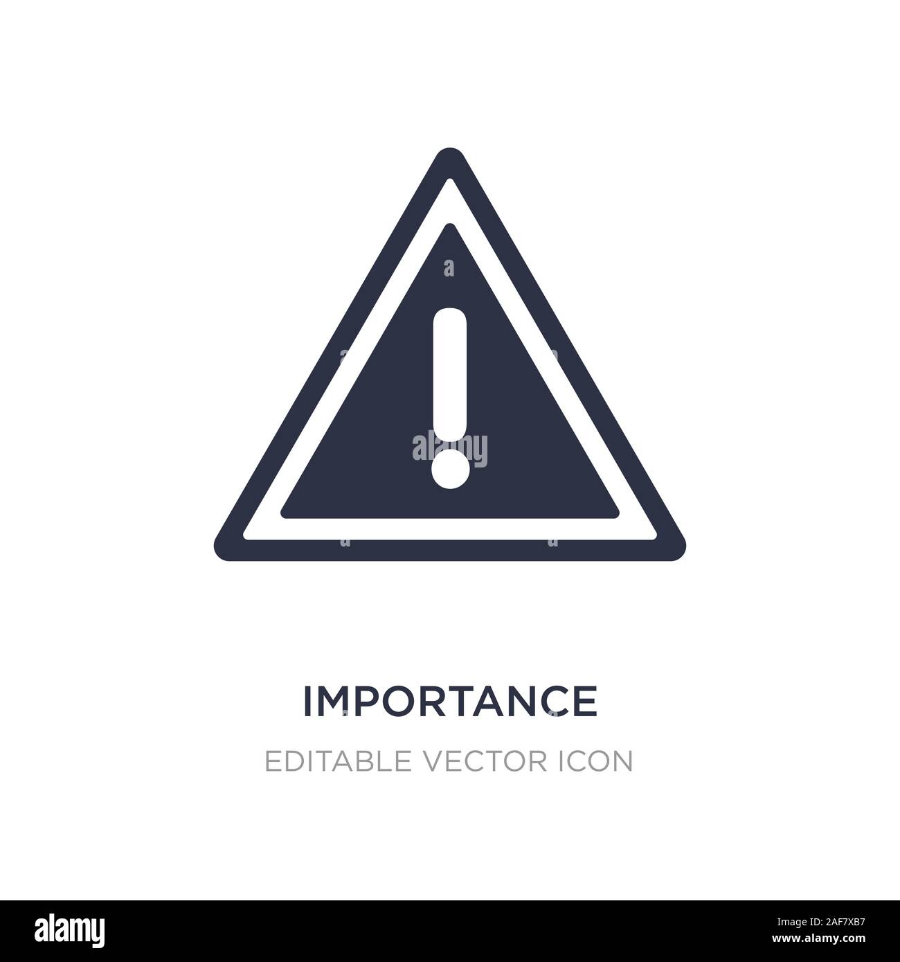 importance icon on white background. Simple element illustration from ...