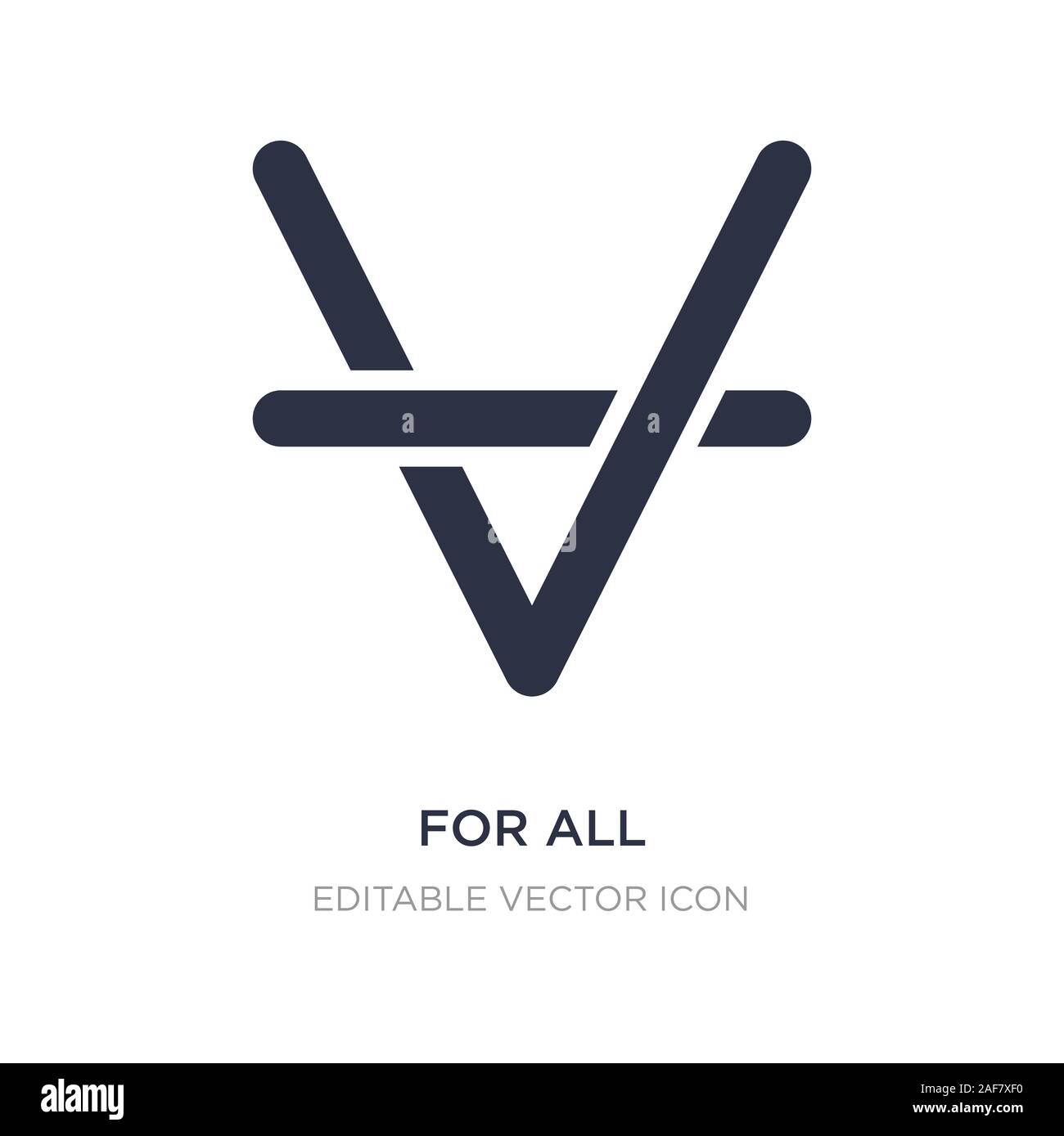 for all mathematics icon on white background. Simple element ...