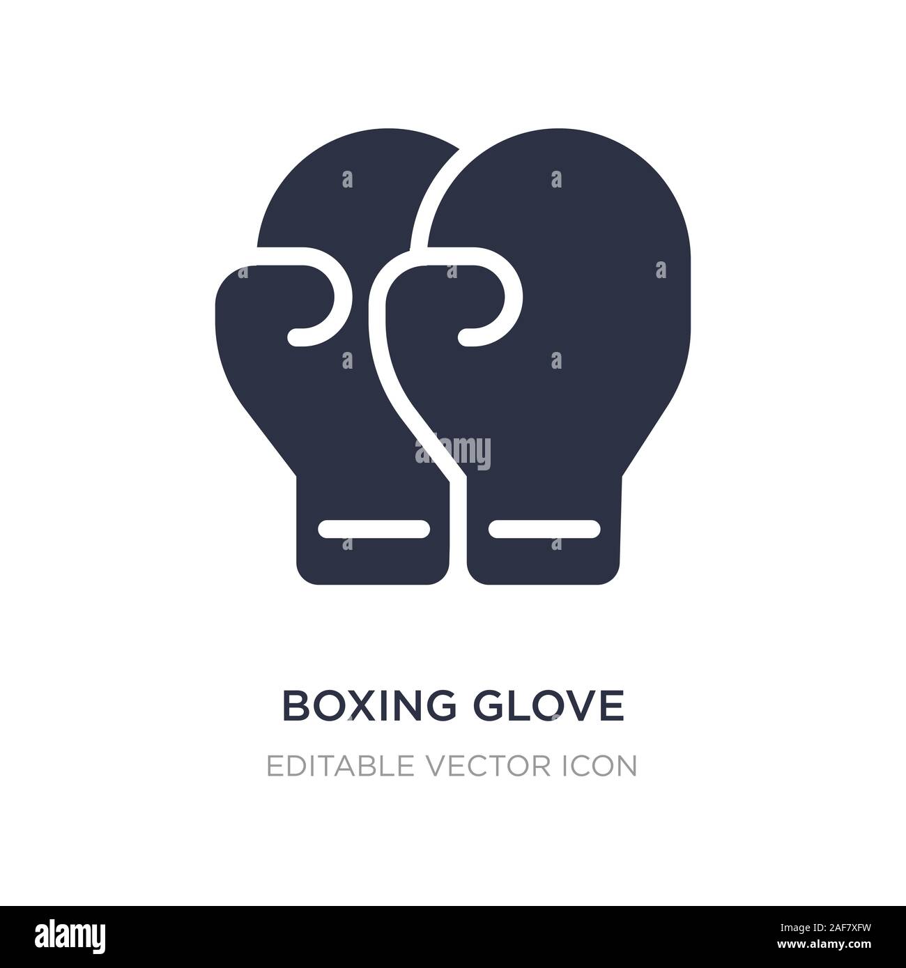 boxing glove icon on white background. Simple element illustration from ...