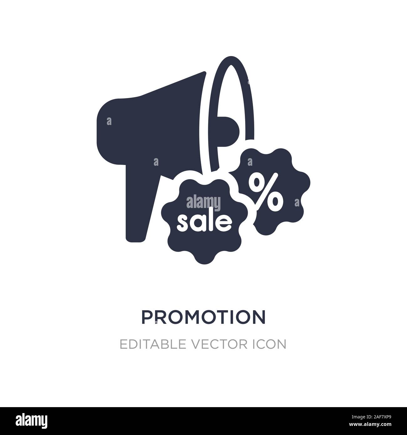 promotion icon on white background. Simple element illustration from ...
