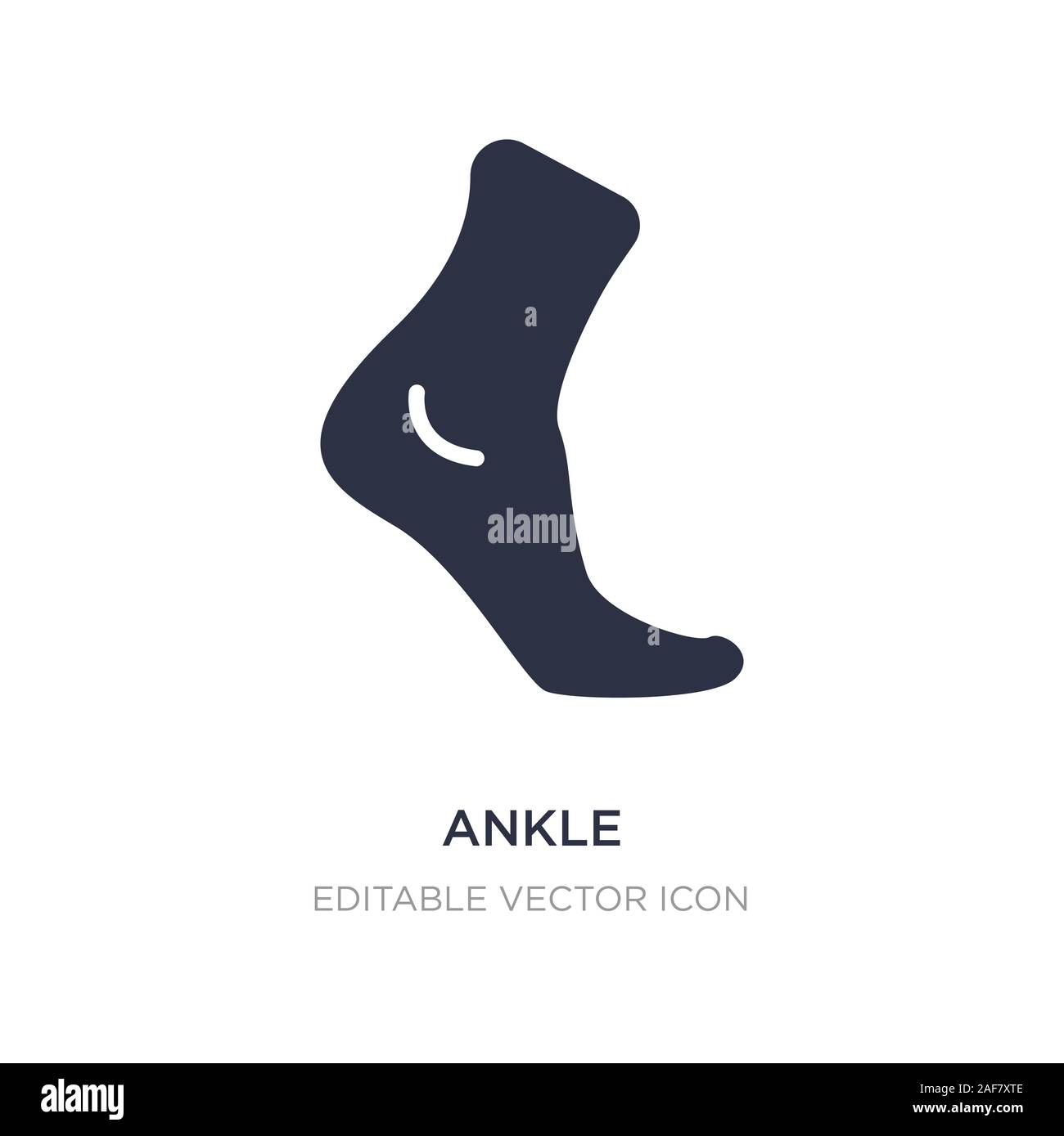 ankle icon on white background. Simple element illustration from Sports ...