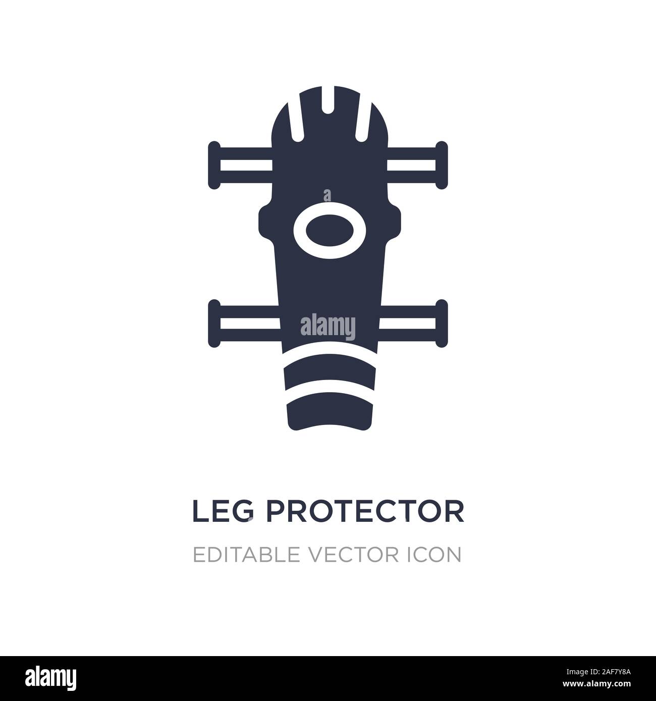leg protector icon on white background. Simple element illustration ...