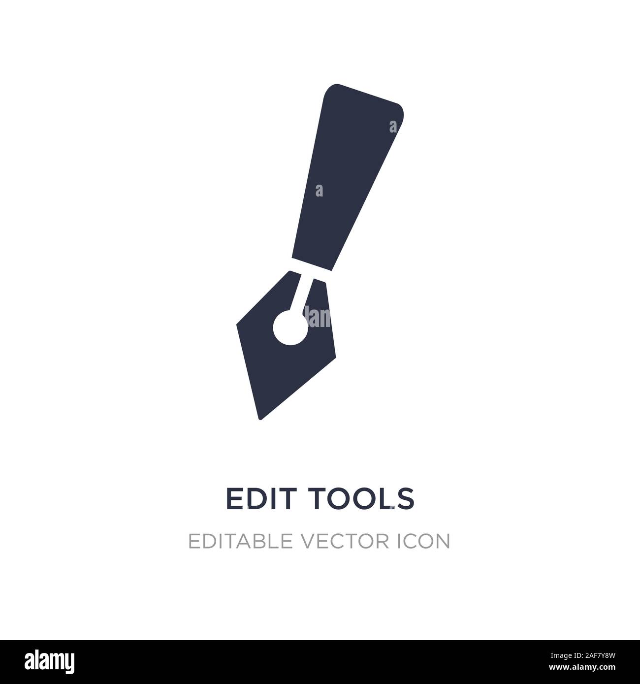 edit tools icon on white background. Simple element illustration from ...