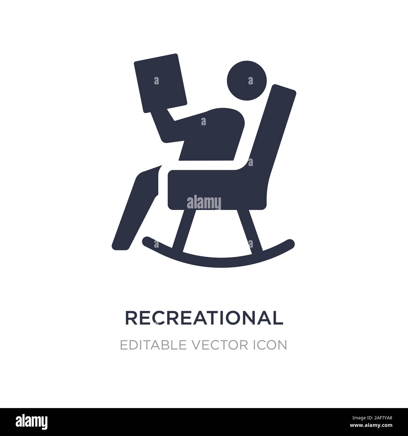 recreational icon on white background. Simple element illustration from ...