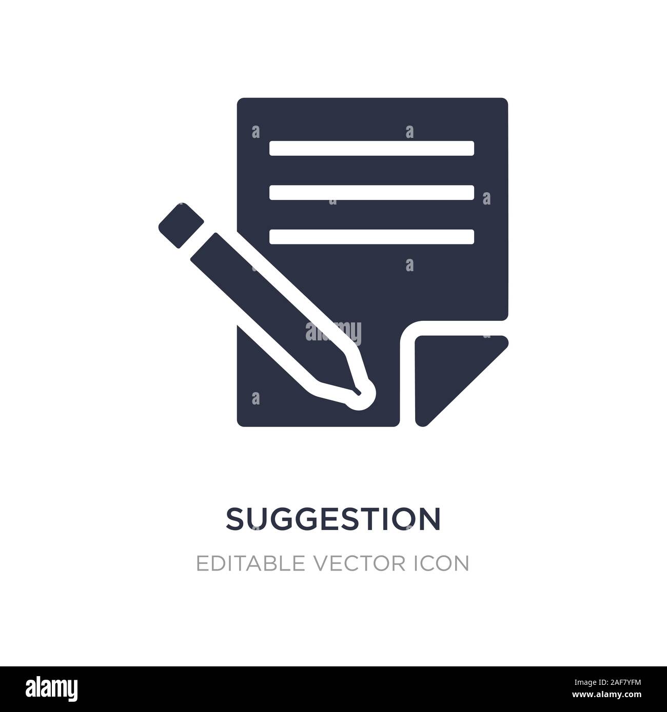 suggestion icon on white background. Simple element illustration from ...