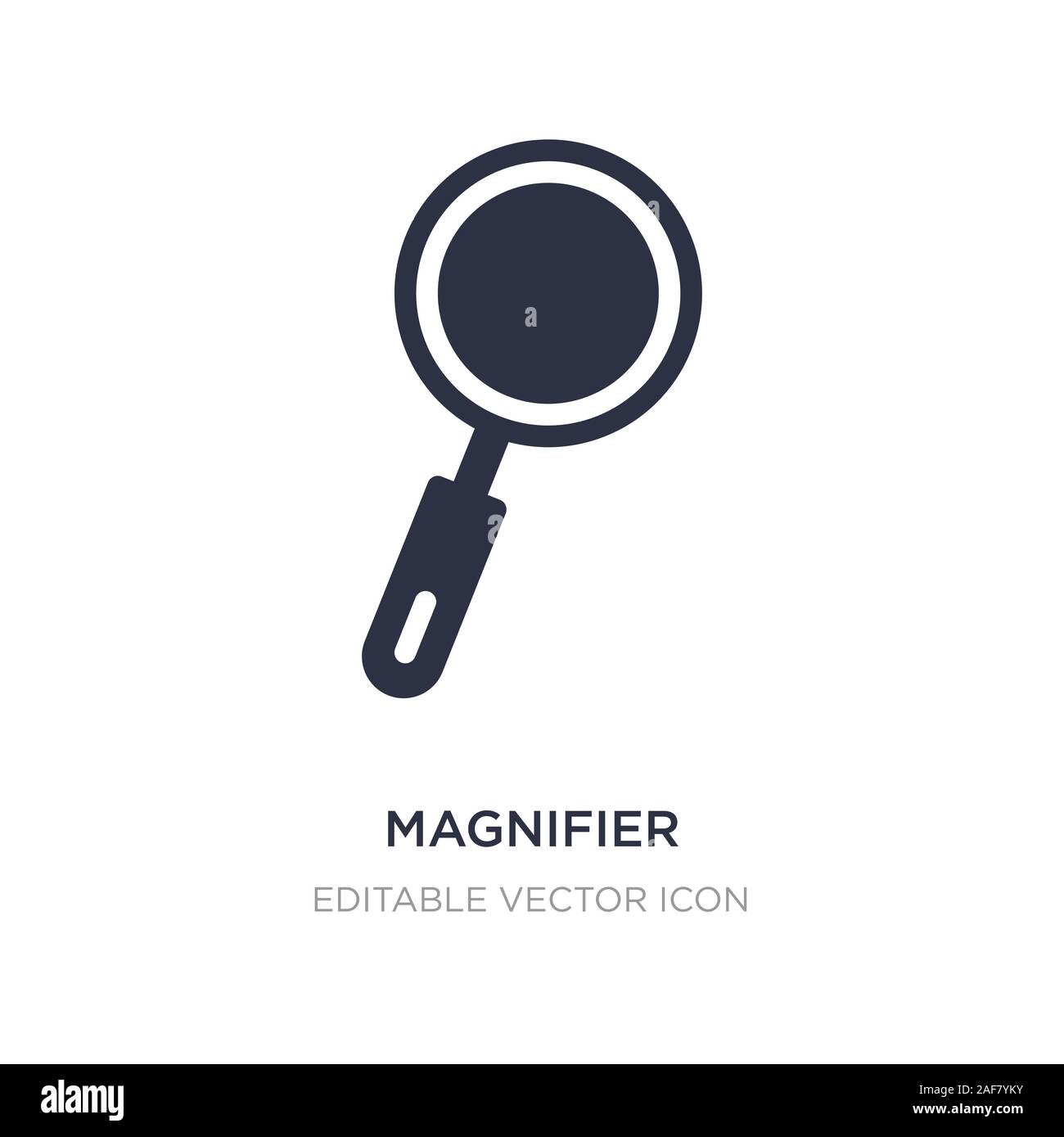 magnifier icon on white background. Simple element illustration from ...