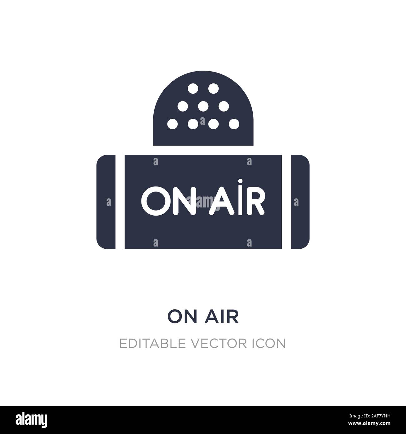 on air icon on white background. Simple element illustration from ...