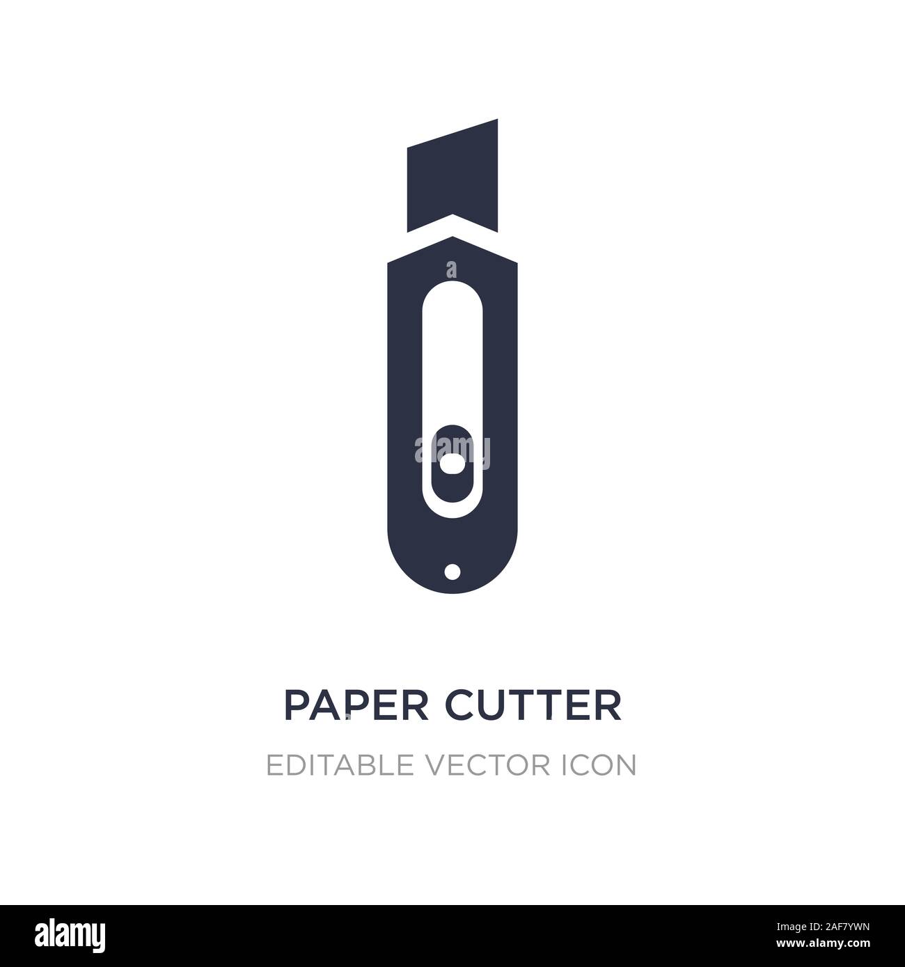paper cutter icon on white background. Simple element illustration from ...