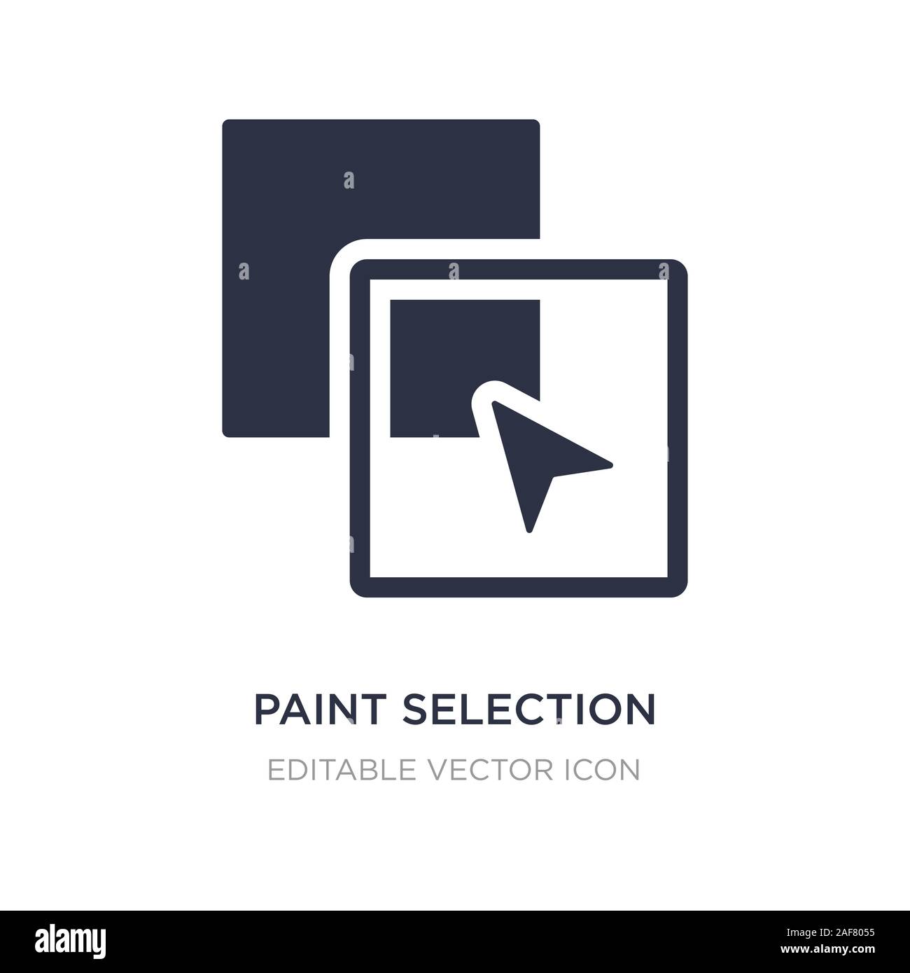 paint selection icon on white background. Simple element illustration ...