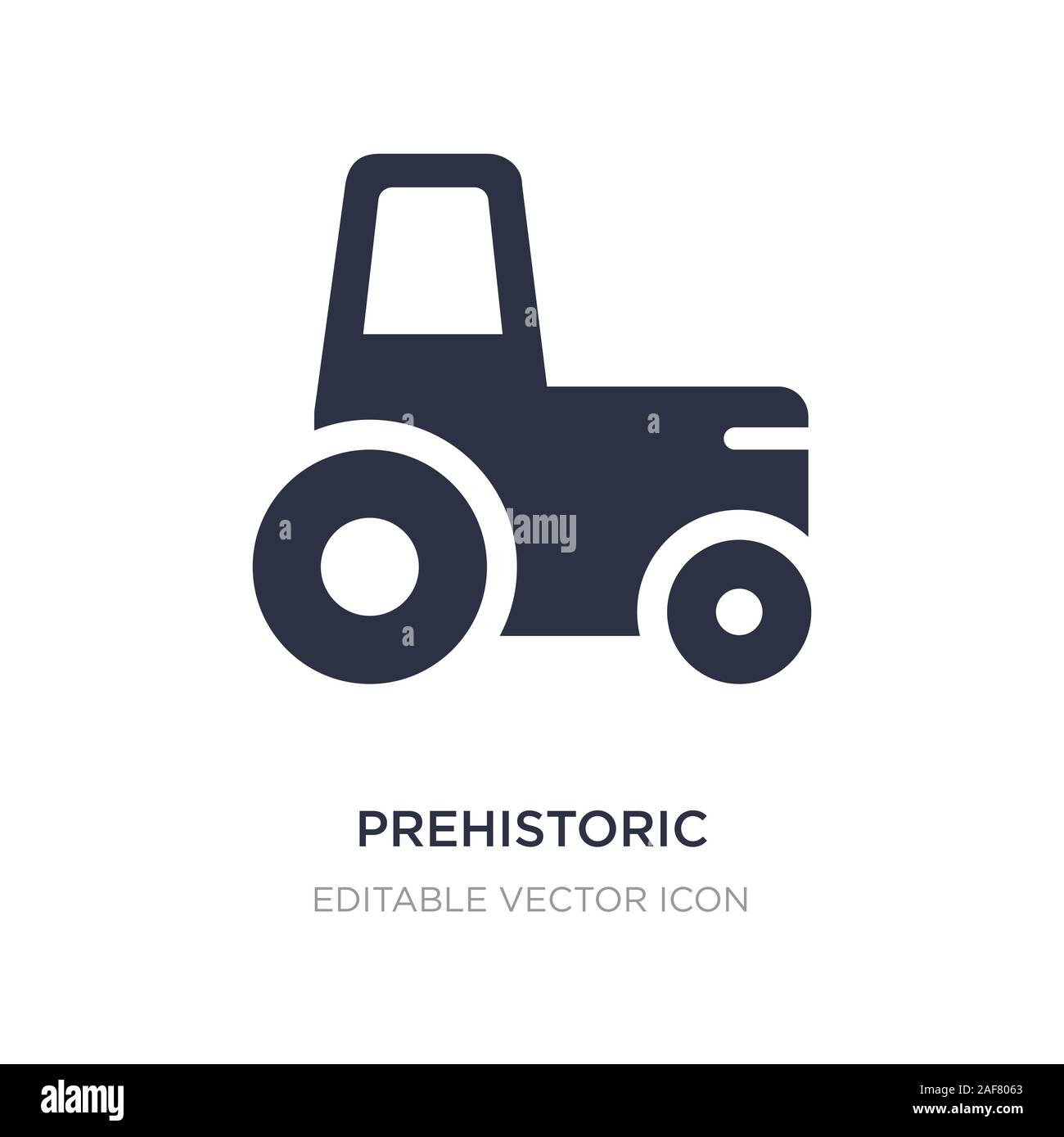 prehistoric icon on white background. Simple element illustration from ...