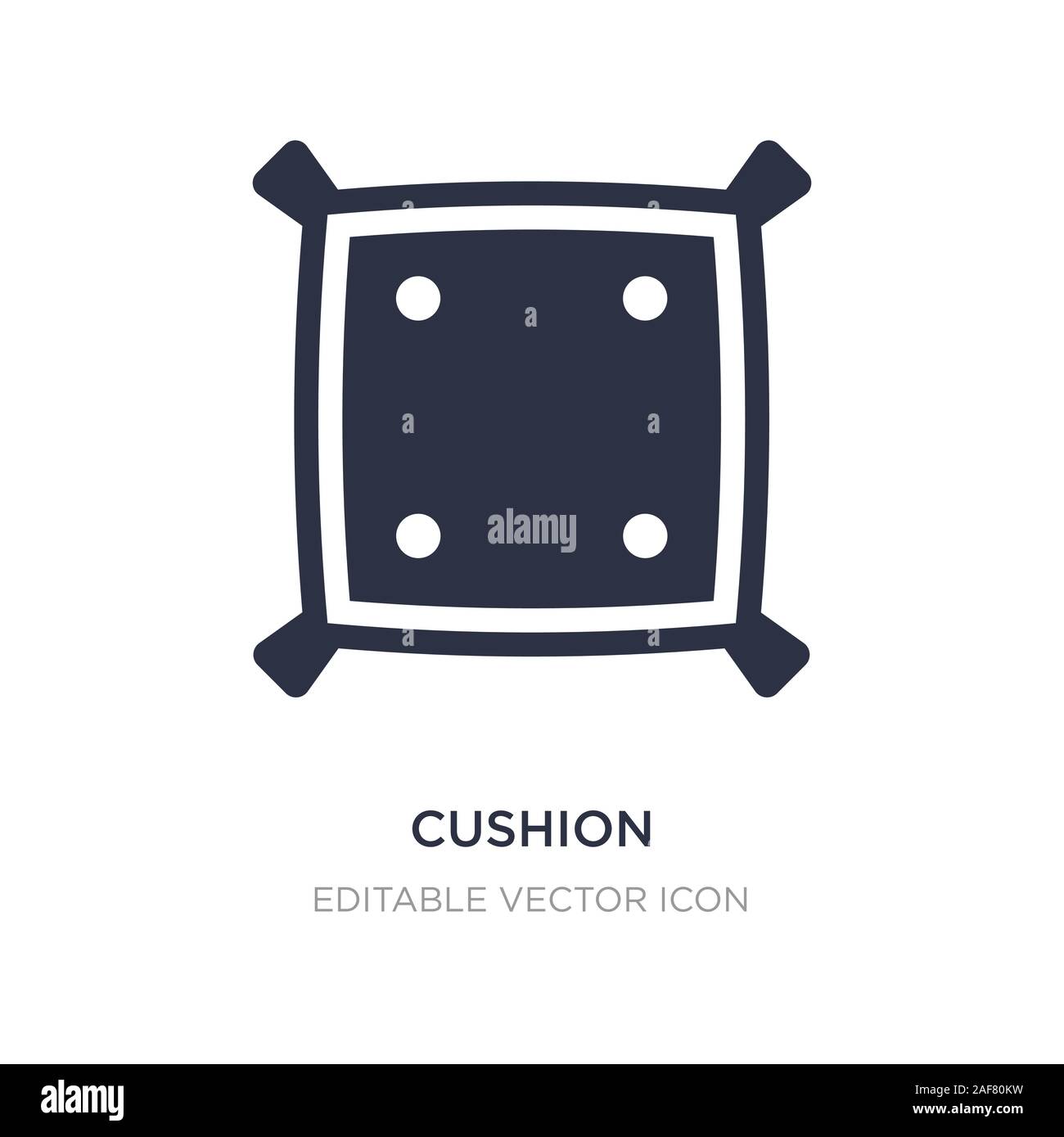 cushion icon on white background. Simple element illustration from ...