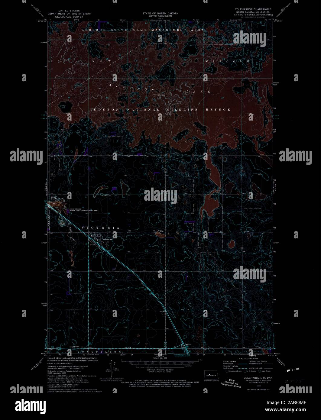 Map of coleharbor hi-res stock photography and images - Alamy
