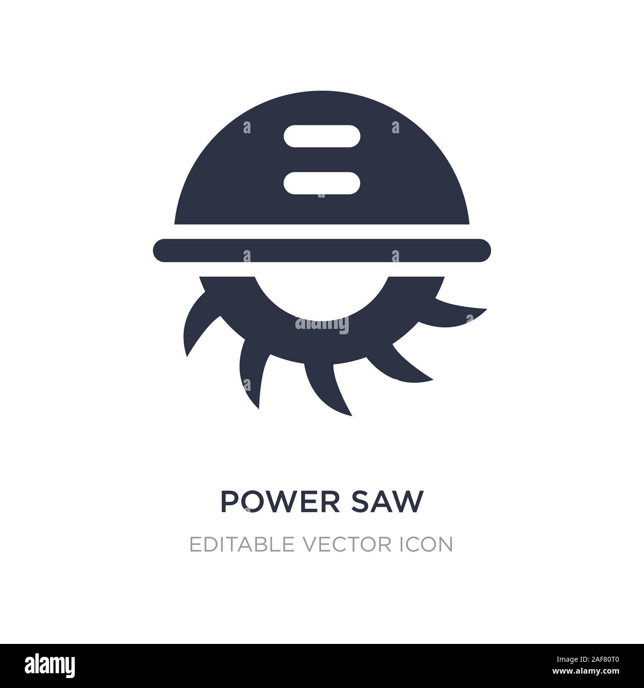 power saw icon on white background. Simple element illustration from ...