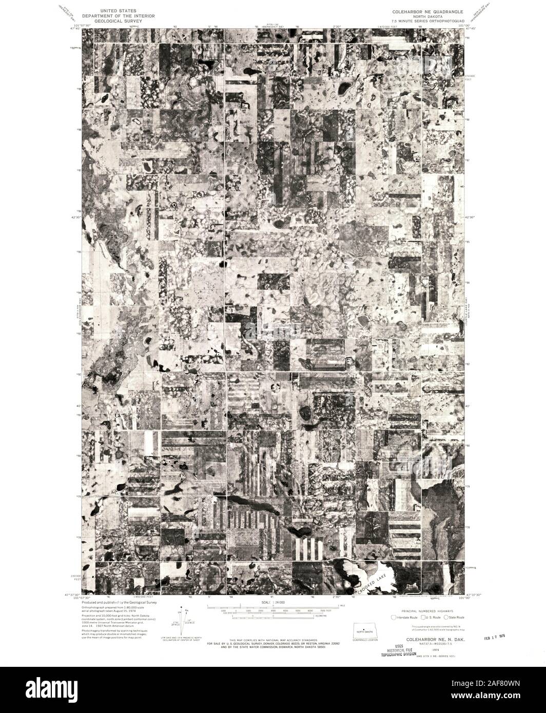 Map of coleharbor hi-res stock photography and images - Alamy