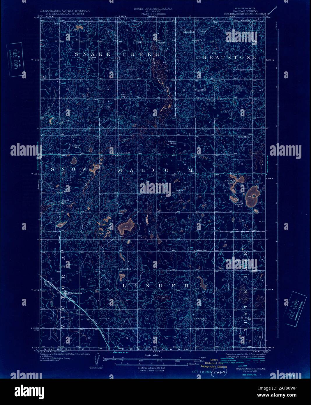 Map of coleharbor hi-res stock photography and images - Alamy