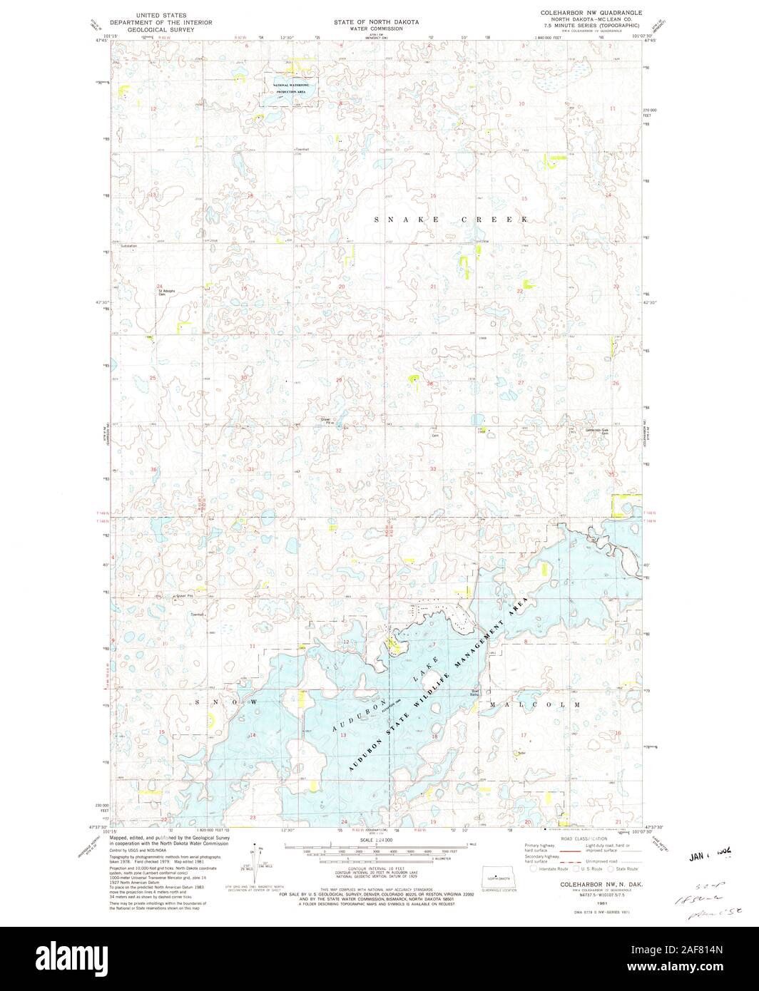 Map of coleharbor hi-res stock photography and images - Alamy