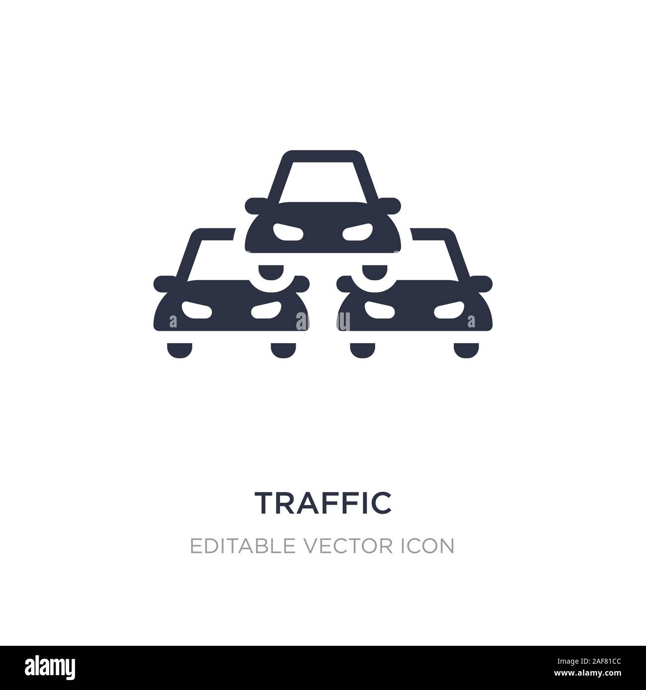 traffic icon on white background. Simple element illustration from ...