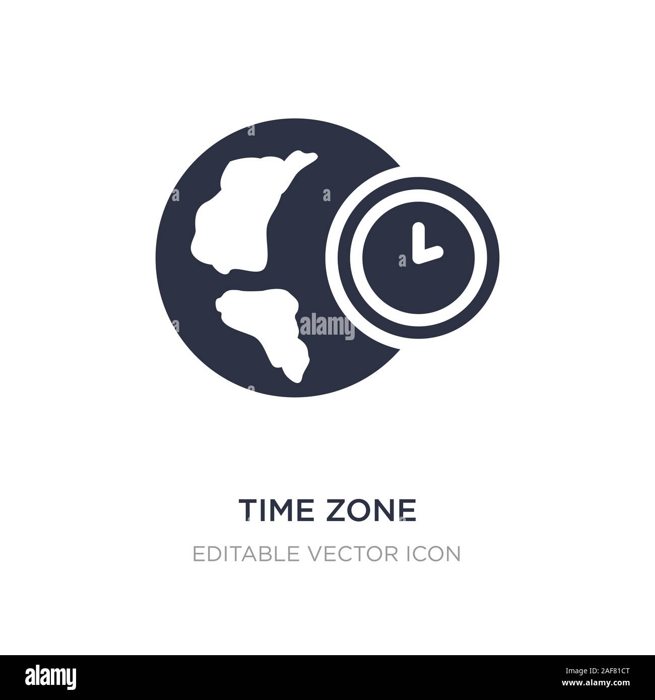 Time zones world map Stock Vector Images - Alamy