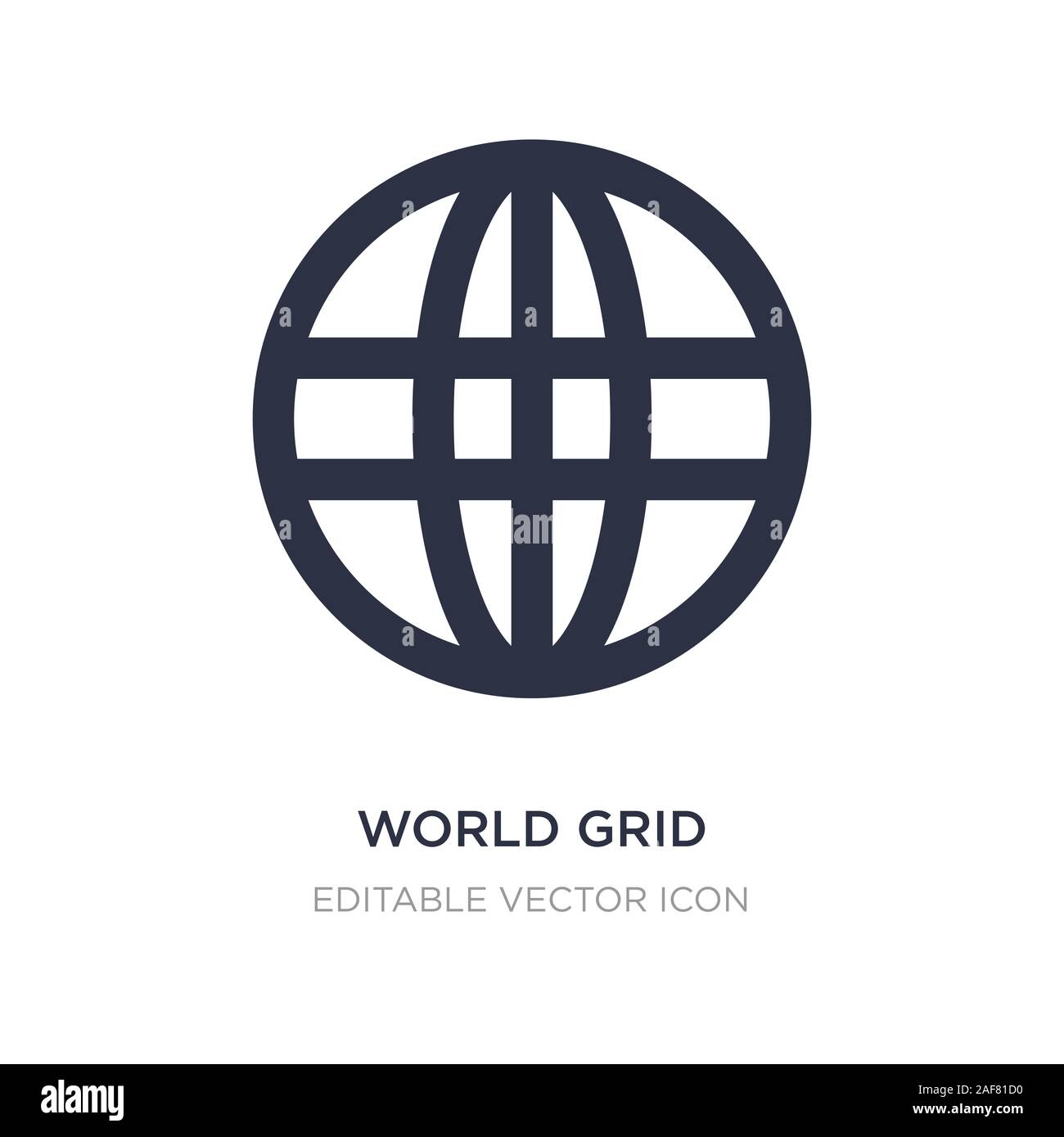 world grid icon on white background. Simple element illustration from ...