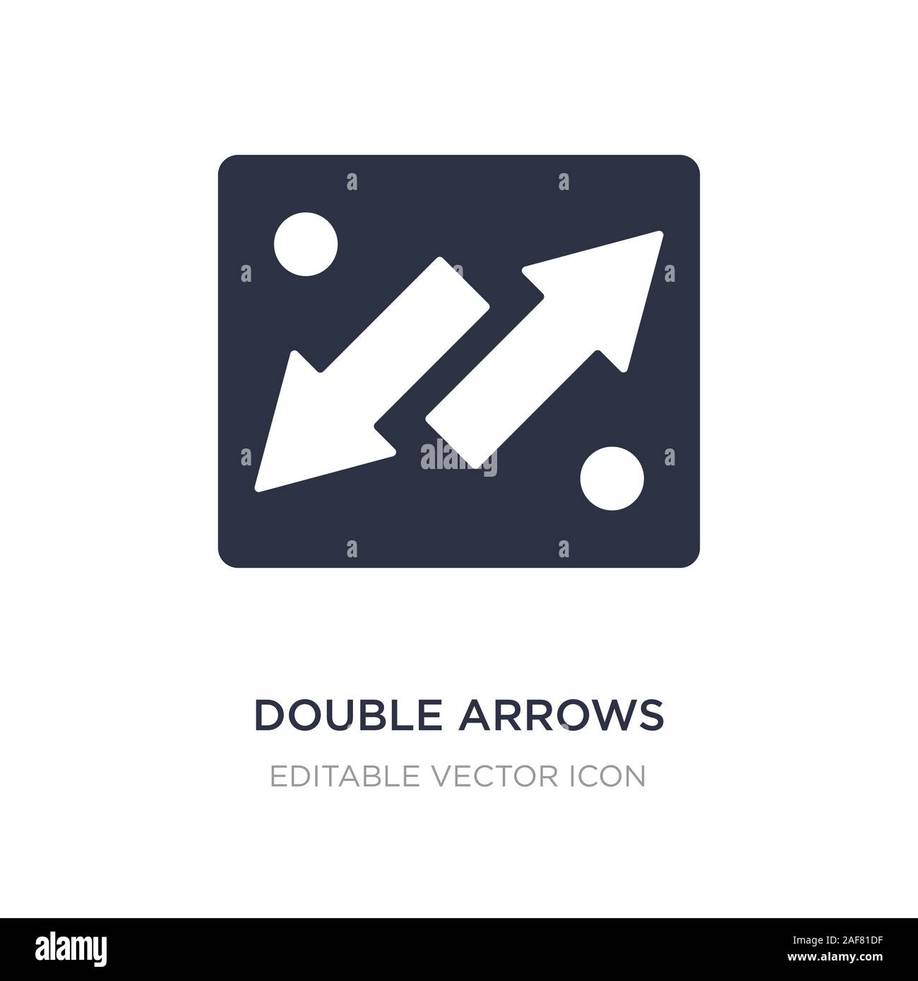 double arrows icon on white background. Simple element illustration ...