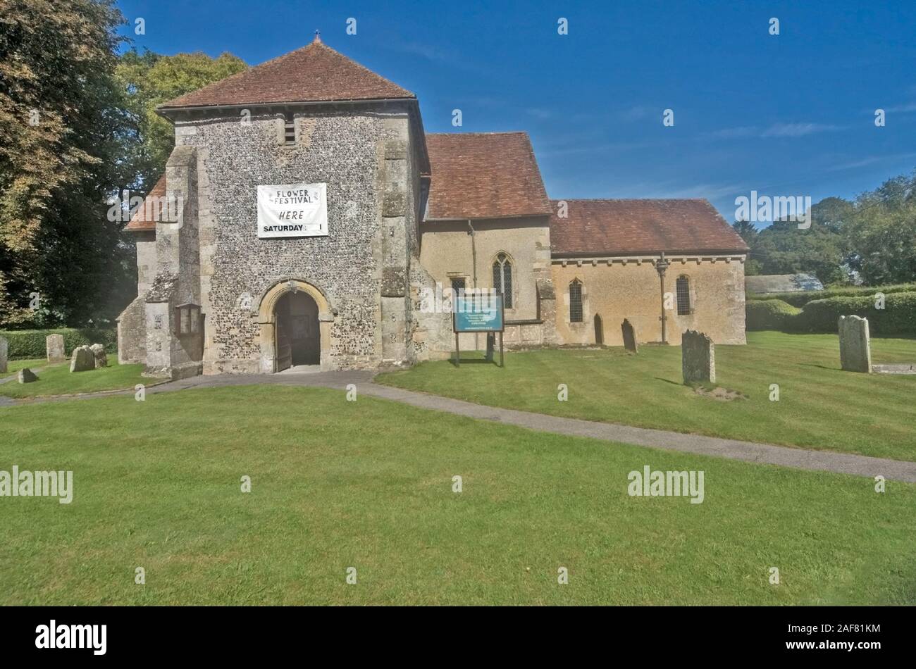 Bulford Village Wiltshire St Leonards Church Stock Photo - Alamy