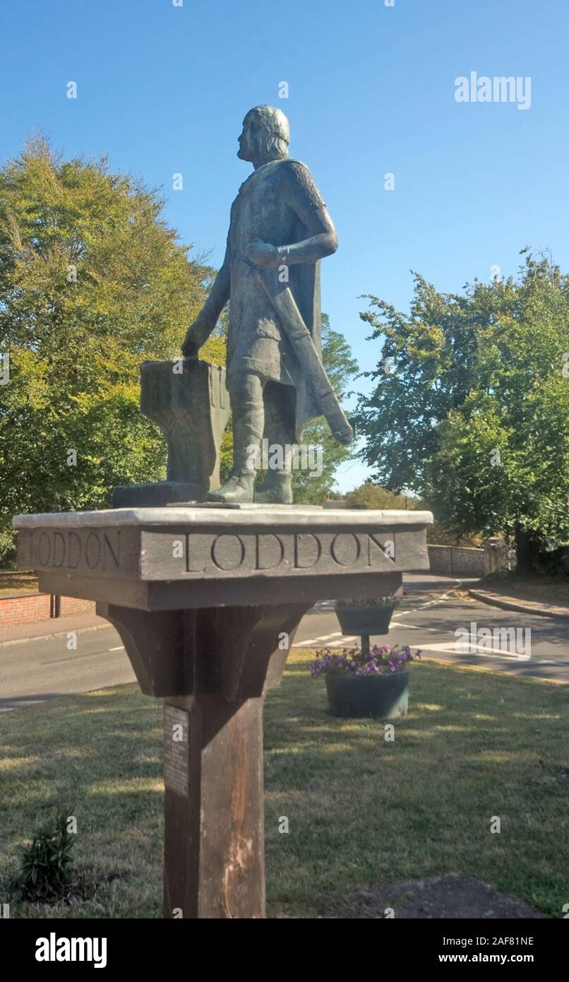Loddon Village Sign Norfolk Stock Photo - Alamy
