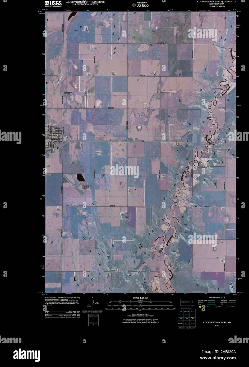 Map of cooperstown hi-res stock photography and images - Alamy