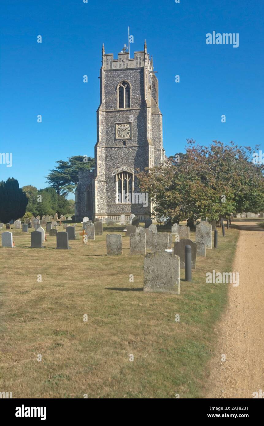 Loddon Norfolk Holy Trinity Church Stock Photo - Alamy
