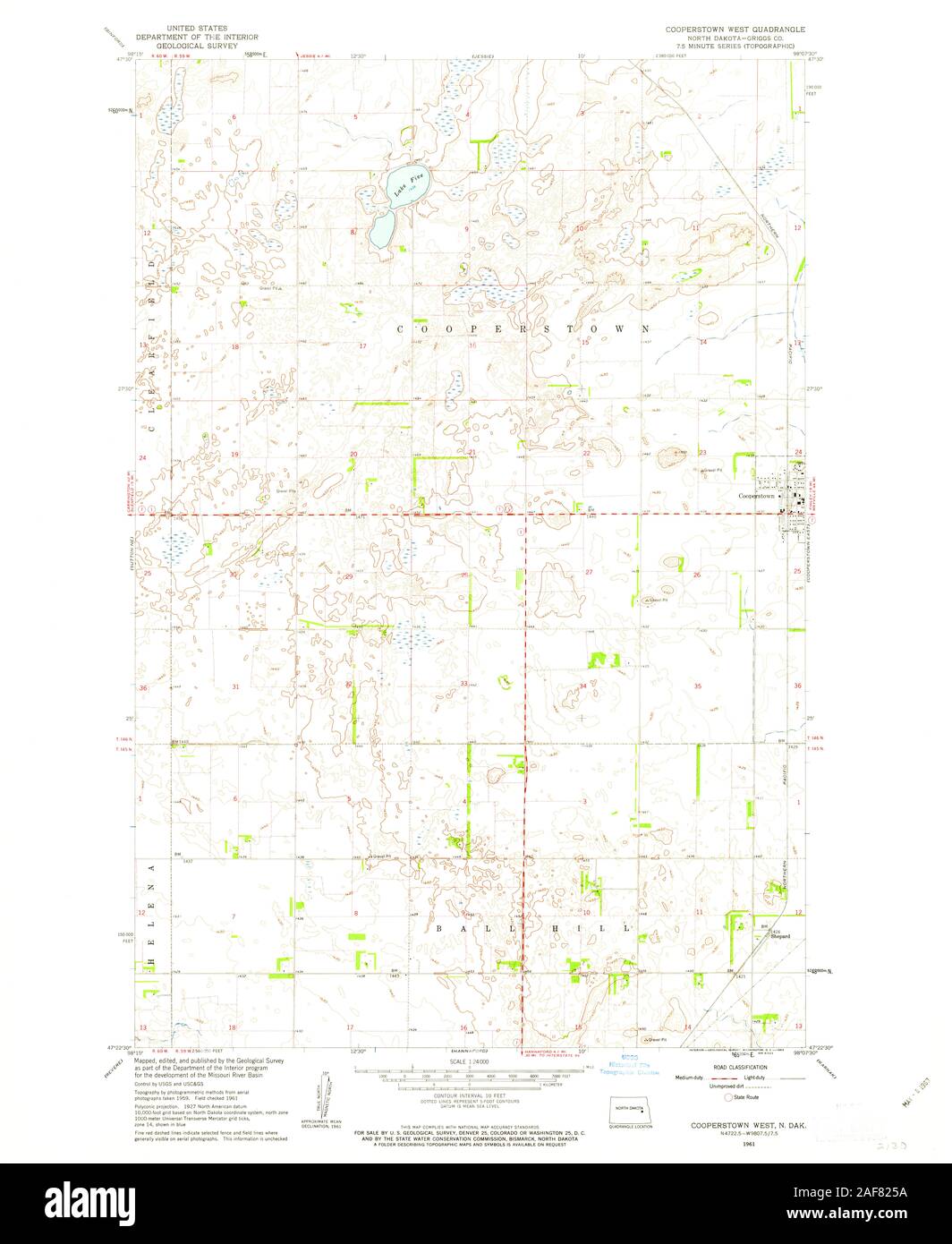Cooperstown map hi-res stock photography and images - Alamy