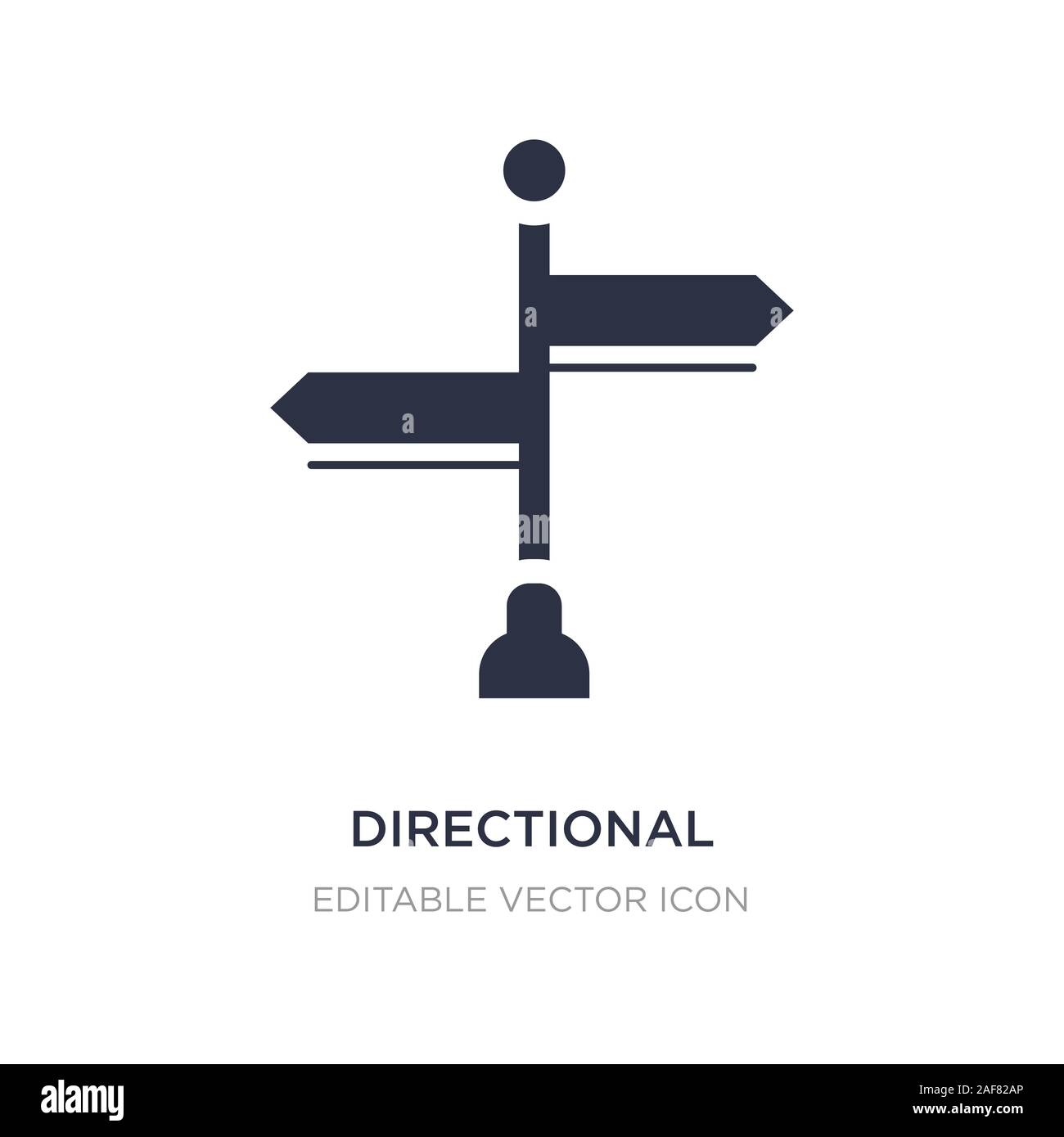 directional icon on white background. Simple element illustration from ...