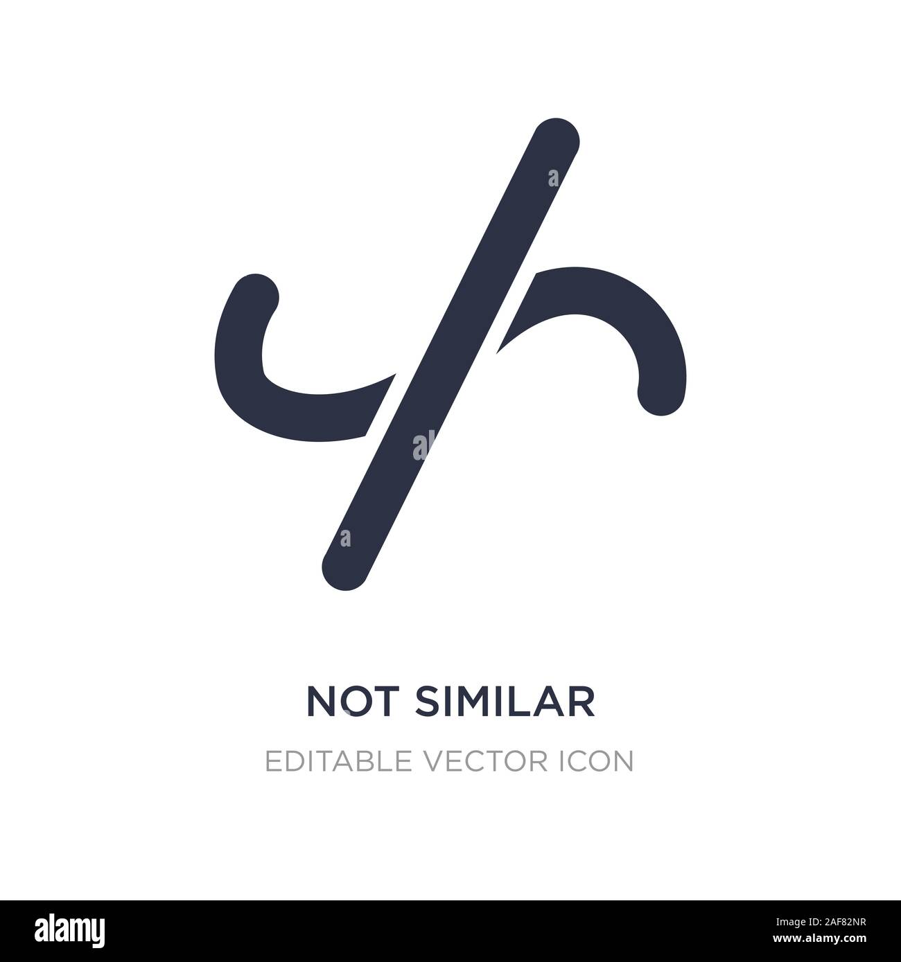 not similar icon on white background. Simple element illustration from ...