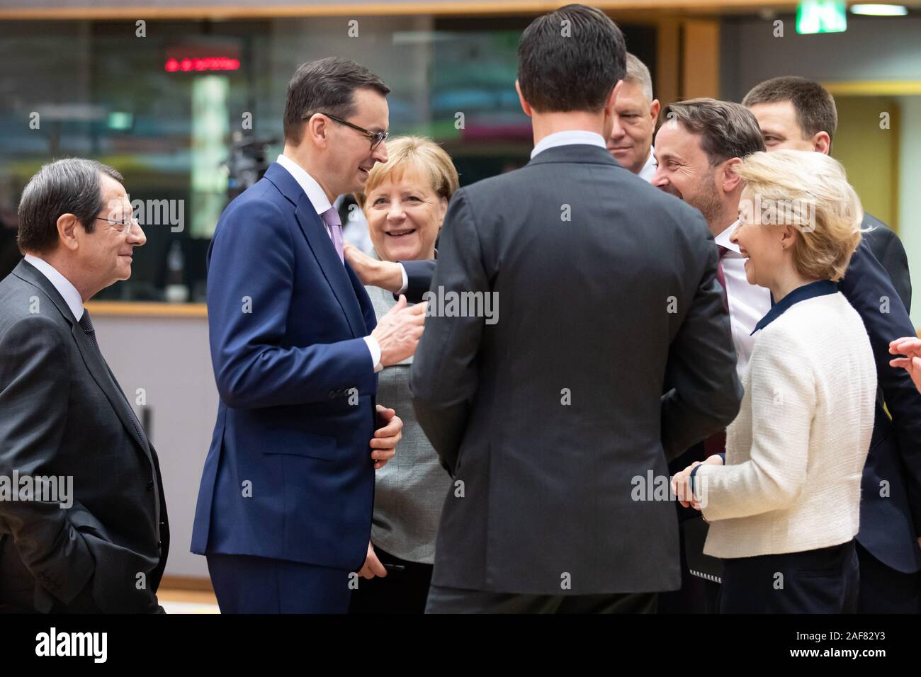 Mateusz morawiecki and angela merkel hi-res stock photography and ...