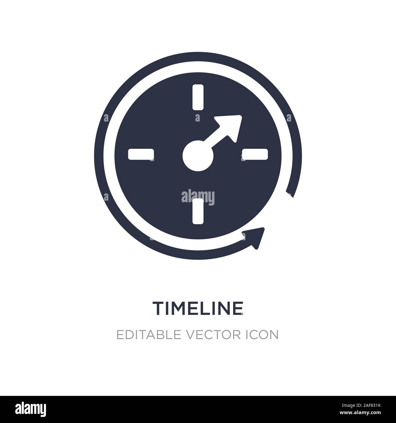 timeline icon on white background. Simple element illustration from ... timeline icon on white background. Simple element illustration from ...