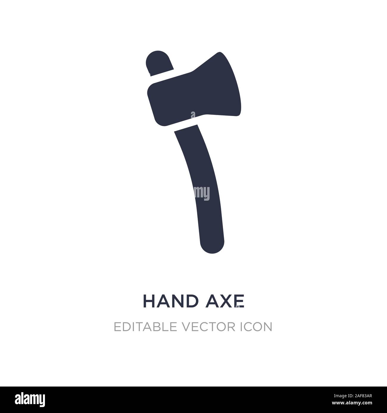 hand axe icon on white background. Simple element illustration from ...