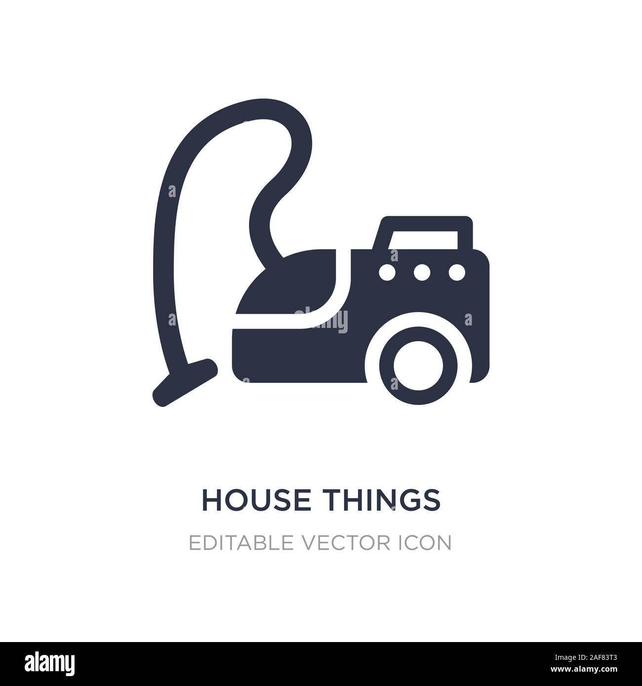 house things icon on white background. Simple element illustration from ...
