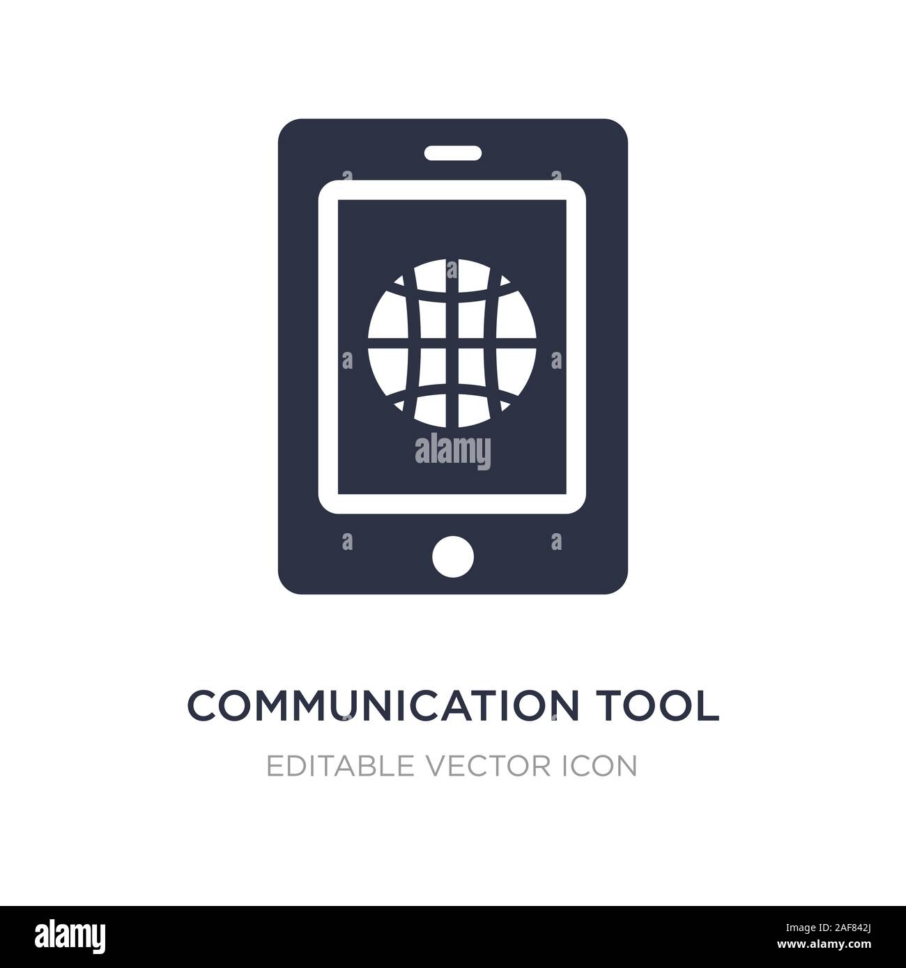 communication tool icon on white background. Simple element ...