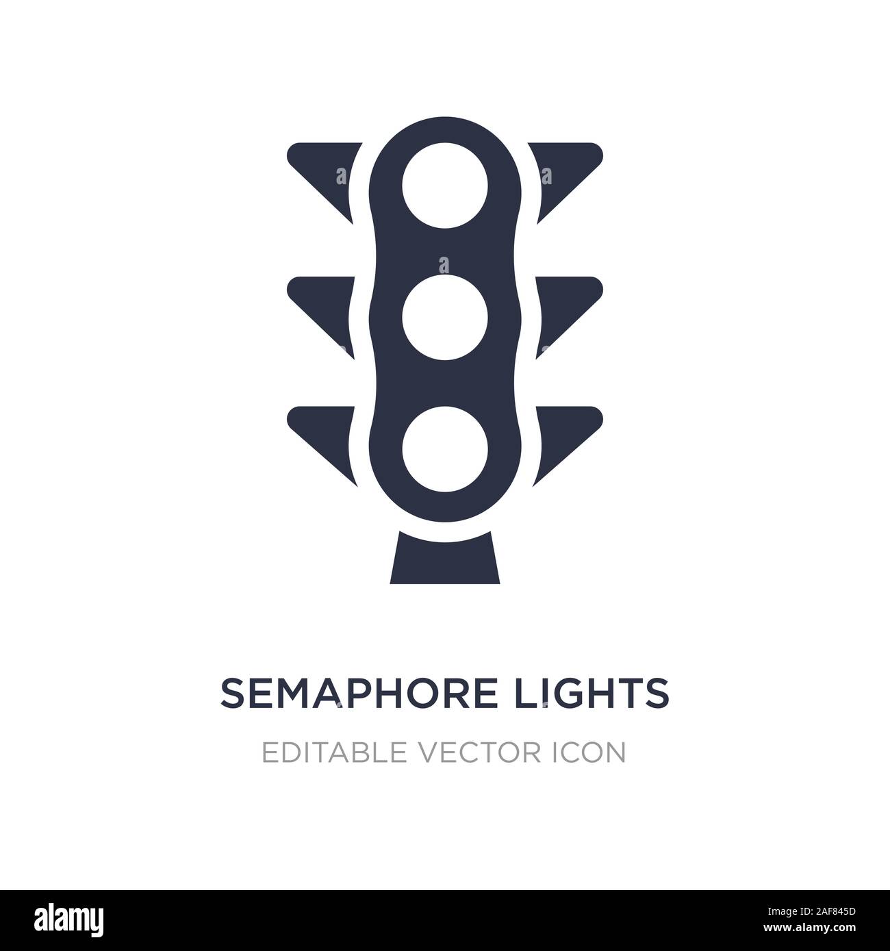 semaphore lights icon on white background. Simple element illustration ...