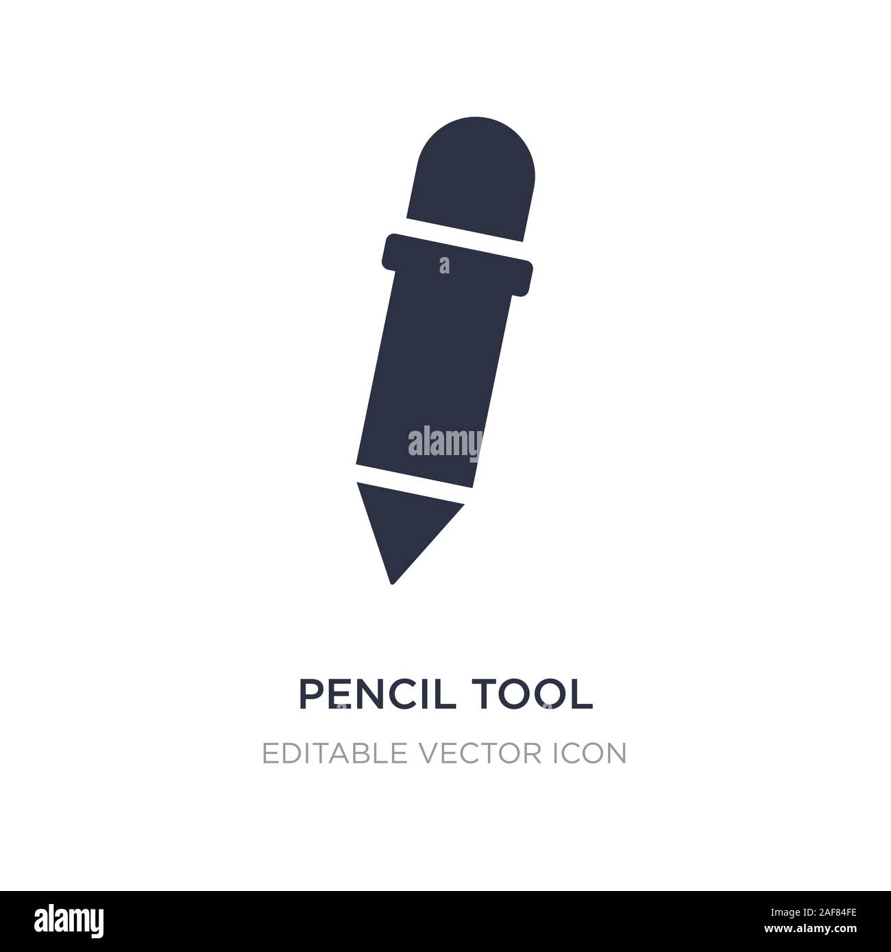 pencil tool icon on white background. Simple element illustration from ...