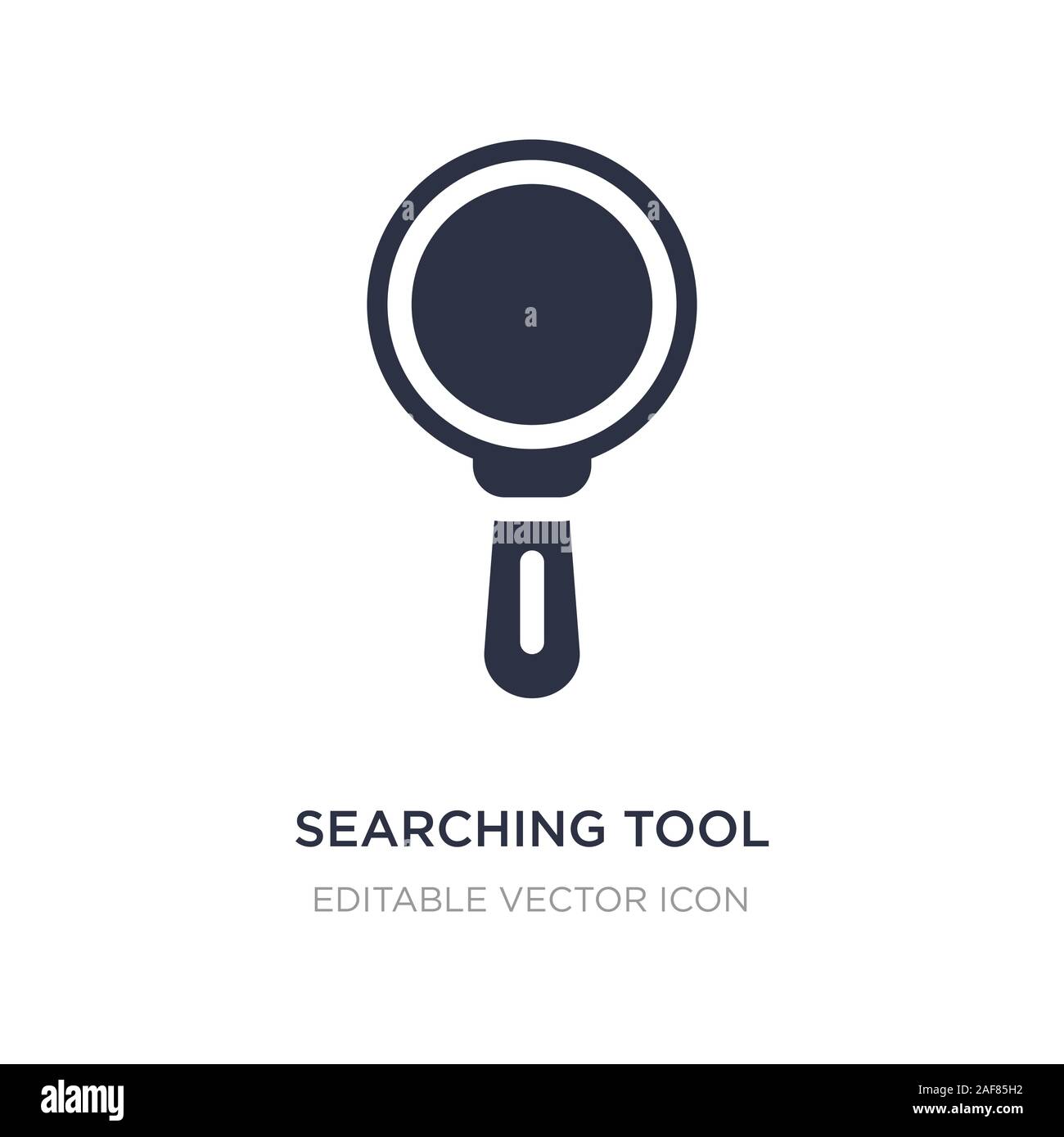 searching tool icon on white background. Simple element illustration ...