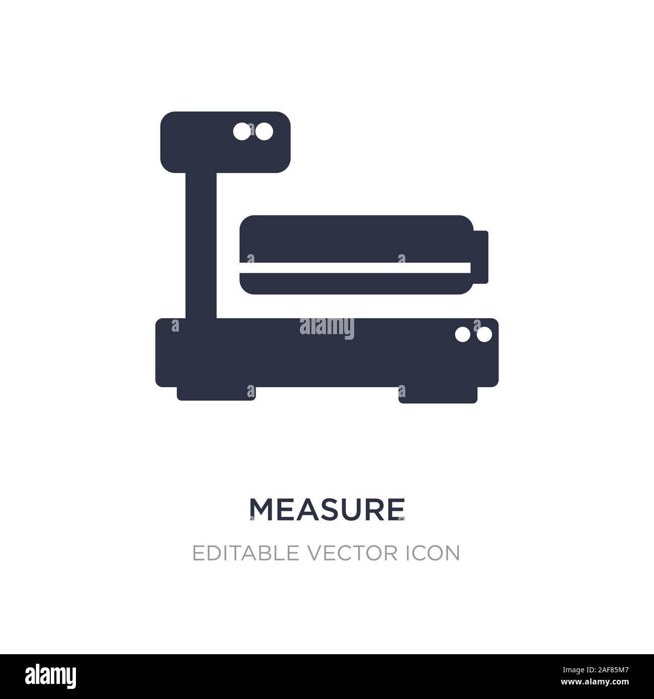 measure instruments icon on white background. Simple element ...