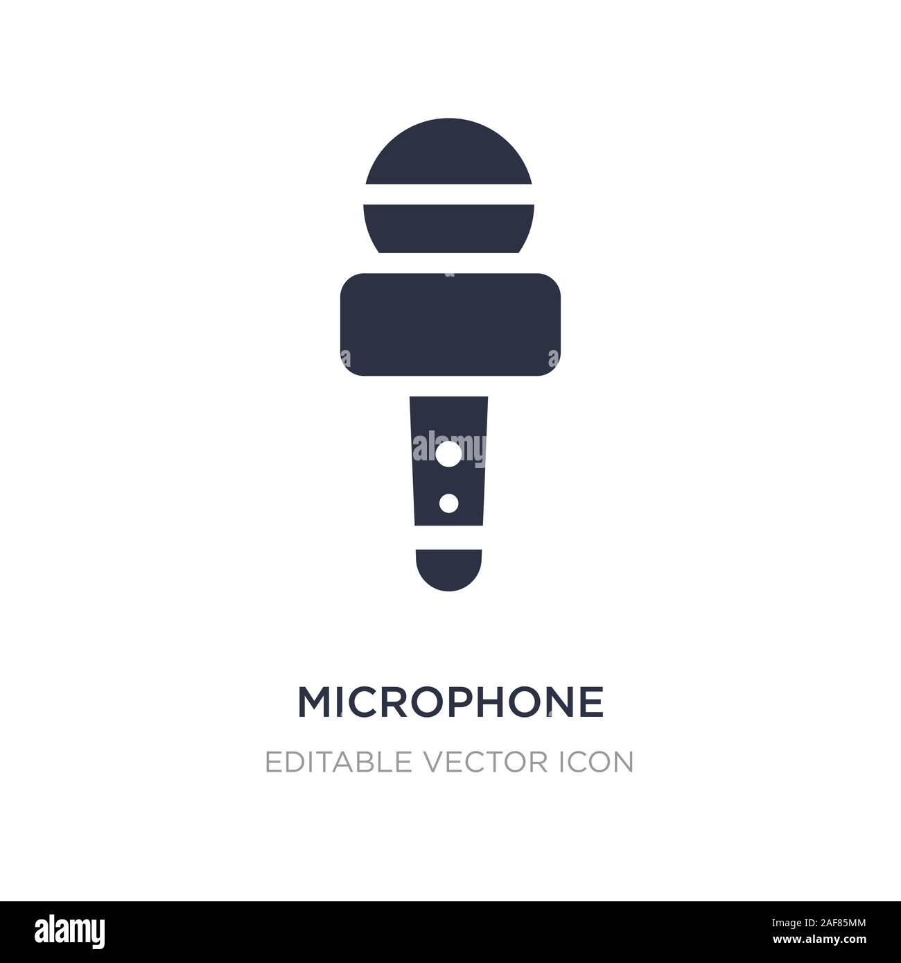 microphone voice tool icon on white background. Simple element ...