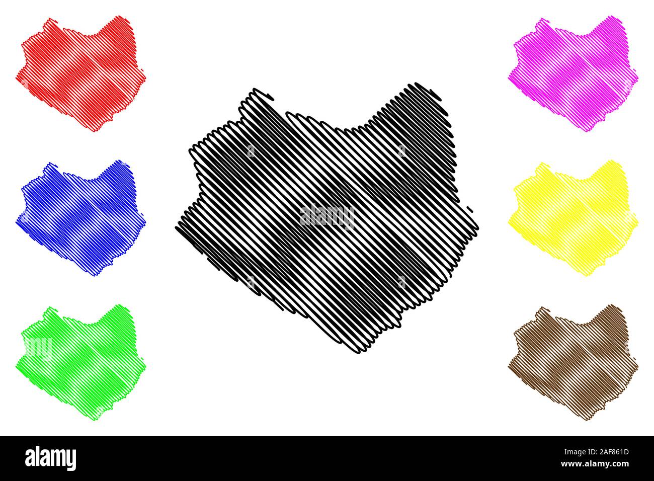 Sinoe County (Counties of Liberia, Republic of Liberia) map vector ...