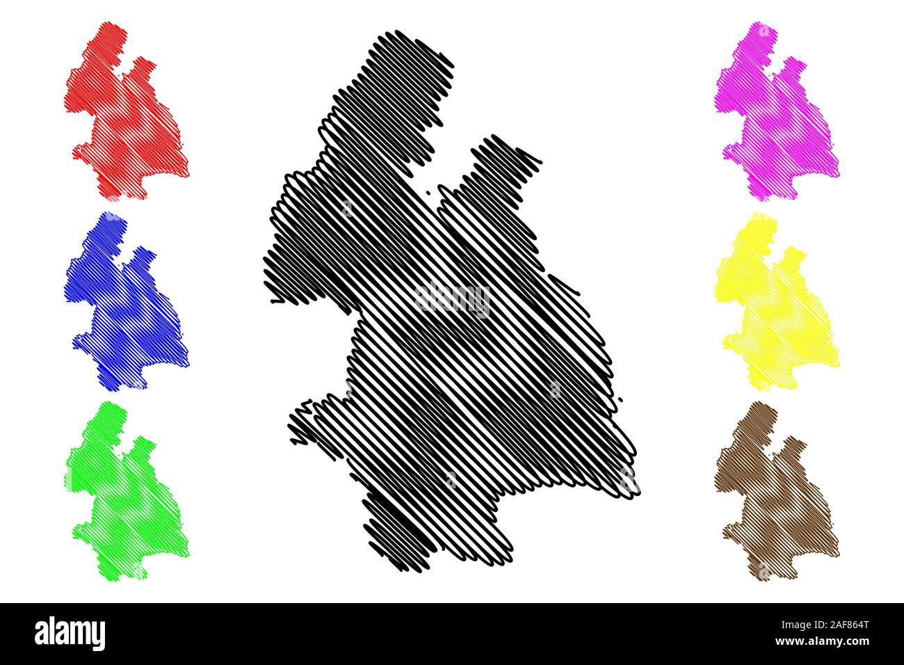 Tipperary County Council (Republic of Ireland, Counties of Ireland) map ...