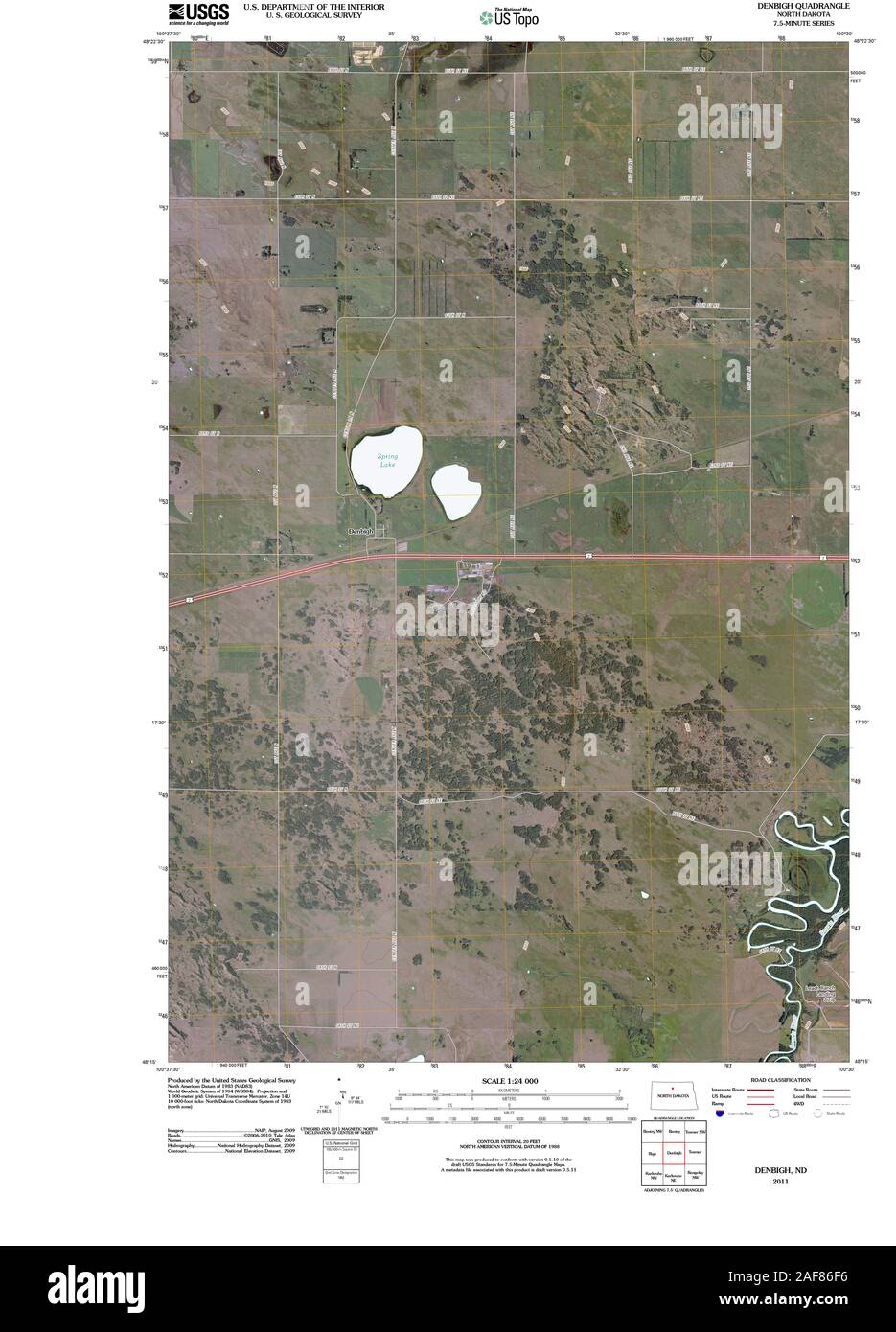 Map of denbigh hi-res stock photography and images - Alamy