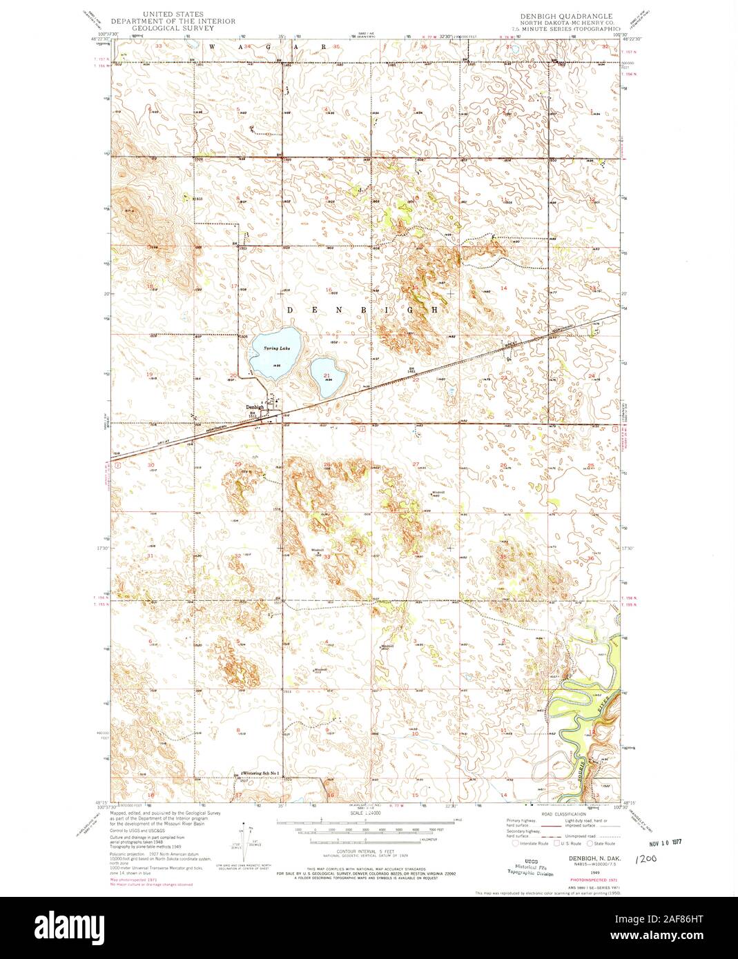 Map of denbigh Cut Out Stock Images & Pictures - Alamy