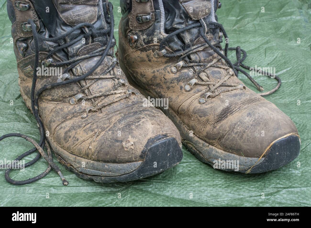 Put on walking boots hi-res stock photography and images - Alamy